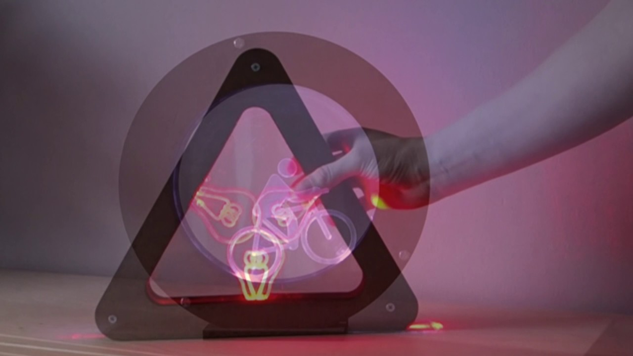 Interactive lamp - YouTube