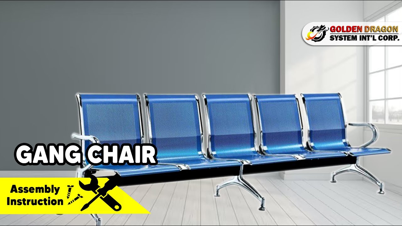 HOW TO ASSEMBLE GANG CHAIR - YouTube