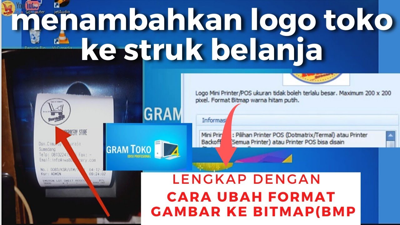 PROGRAM KASIR IPOS 4: cara untuk menampilkan logo toko di struk belanja ...