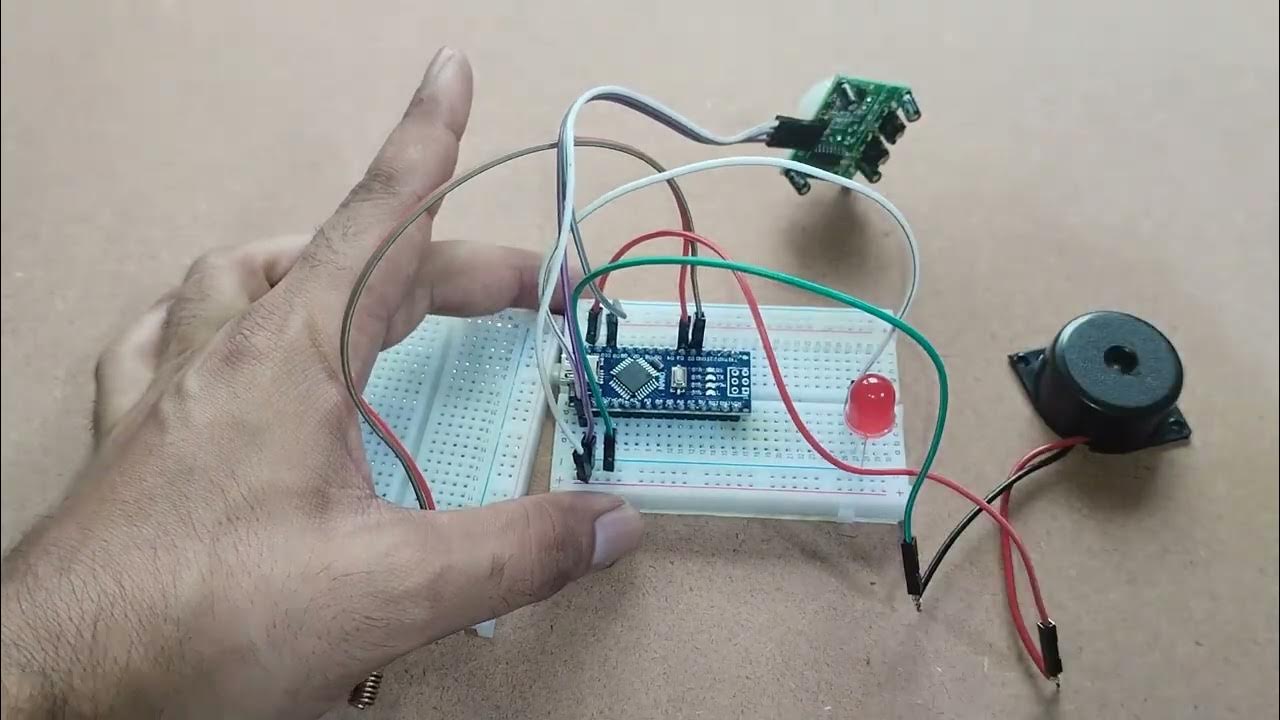 SIM8001 GSM Home Security System with Arduino | PIR Motion Sensor Alarm - YouTube