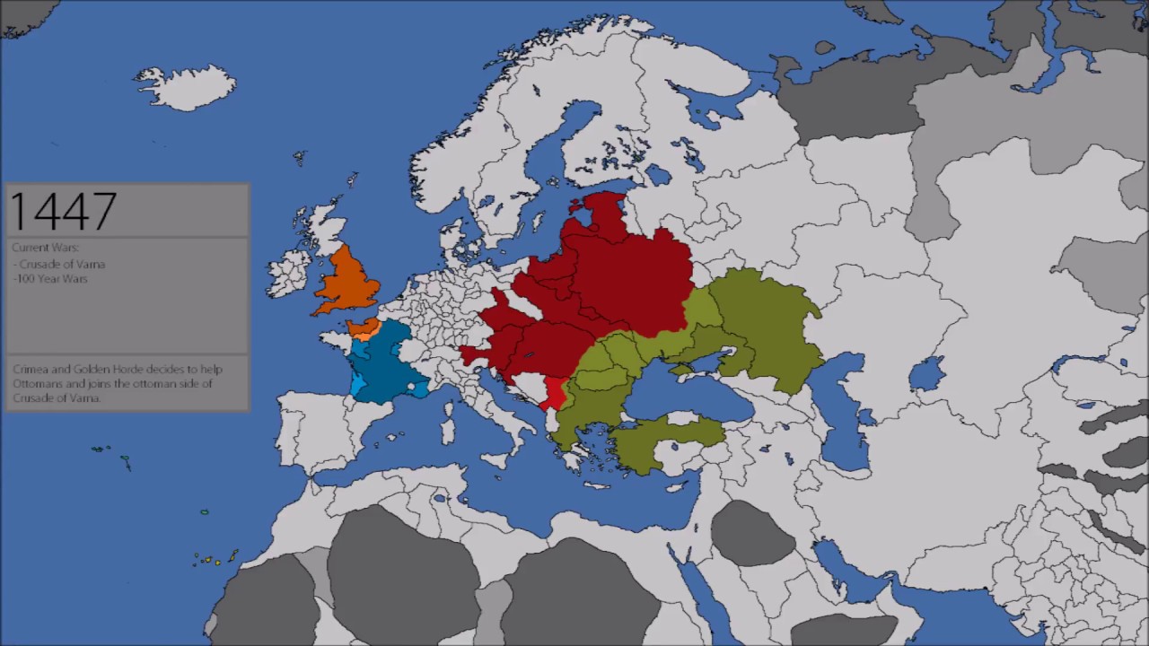 Alternate History of Europe, North Africa and West Asia [1444-1454, My ...