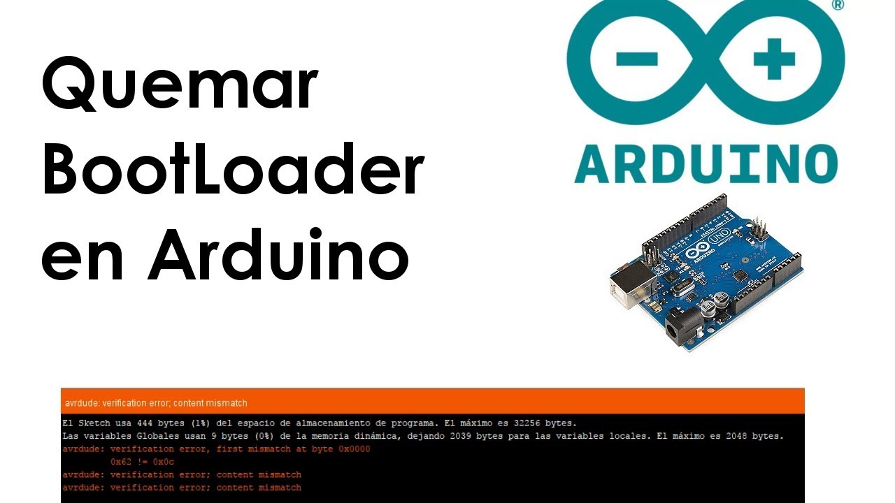 Como Quemar Bootloader En Arduino Youtube