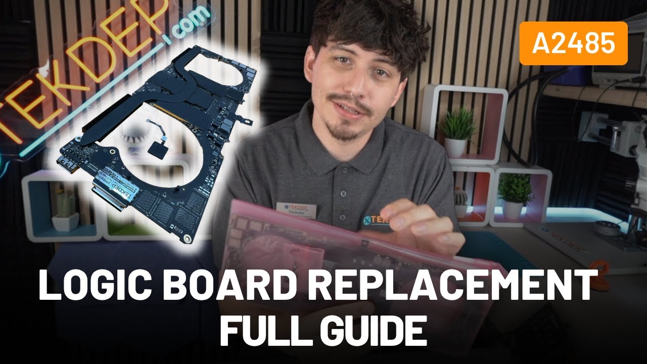 MacBook Pro 16" A2485 Logic Board Replacement | Full DIY Guide | 2021 ...