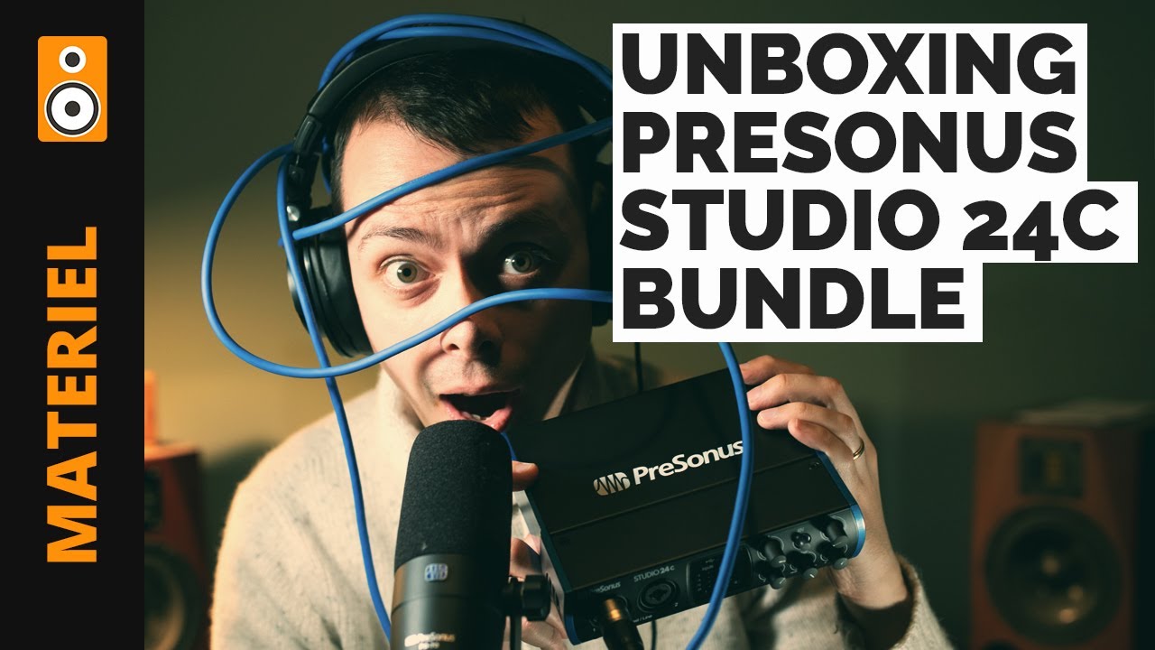 PreSonus Studio 24C Bundle - UNBOXING et Présentation - YouTube