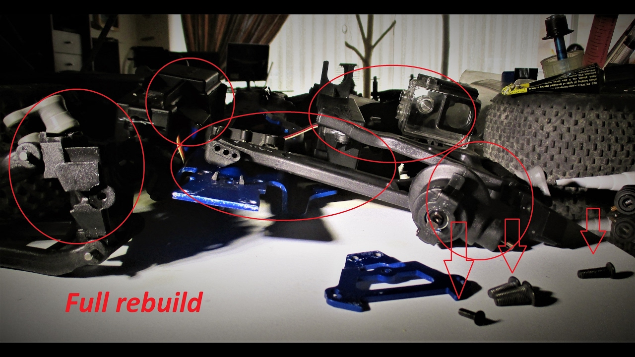 Traxxas revo 3.3 chassis assembly for racing car truck rc aluminium ...