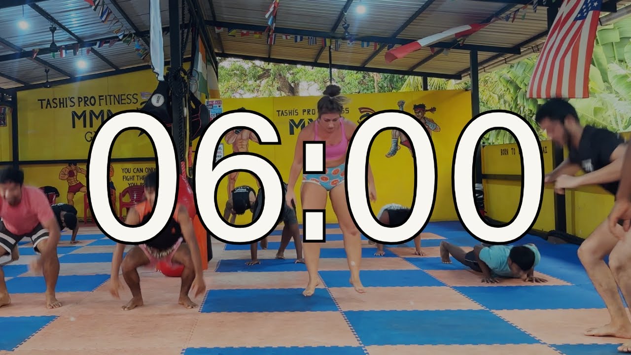 6-Minute Timer (Workout Countdown Timer) with Music 🇮🇳 - YouTube
