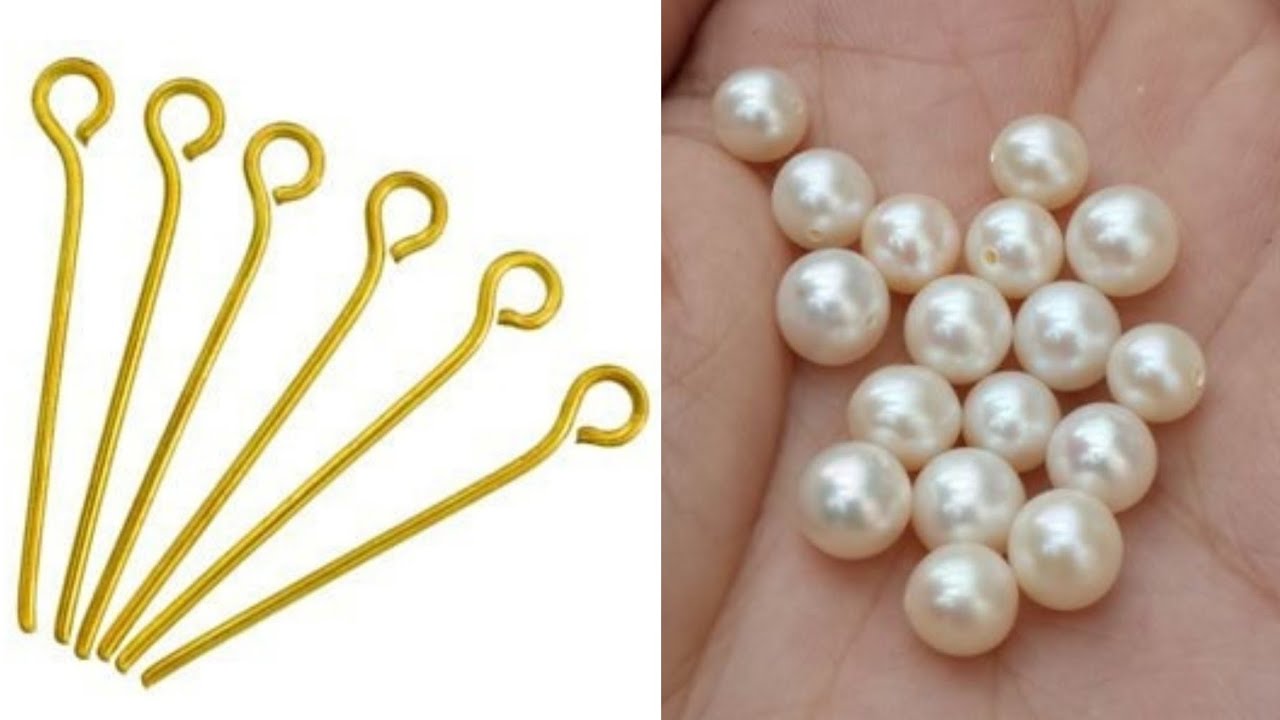 How To Make Beautiful Pearl Earrings At Home | DIY | Pearls Jewelry ...