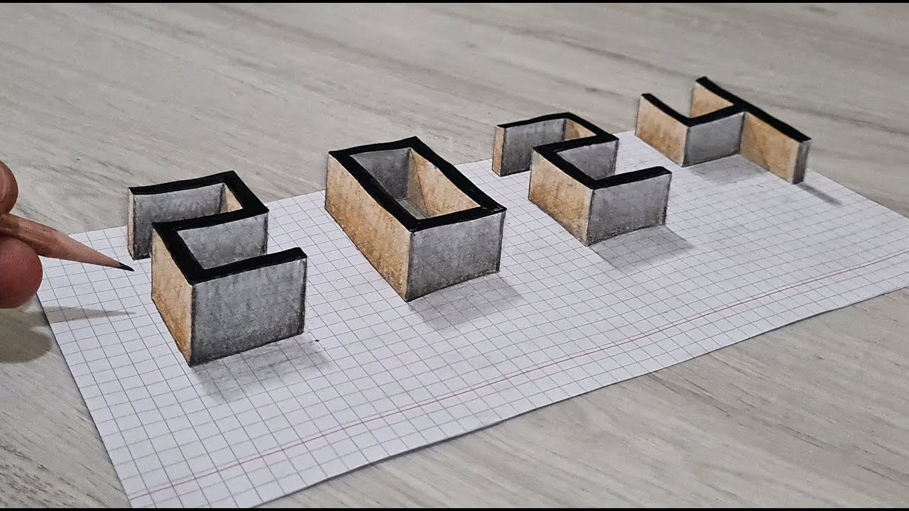 3d 2024 drawing easy - YouTube
