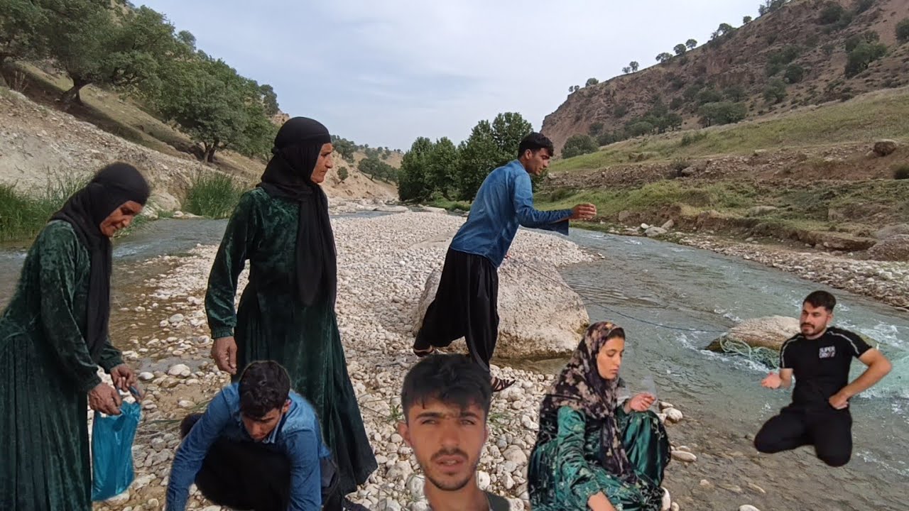 Saeed fishing in the river - YouTube