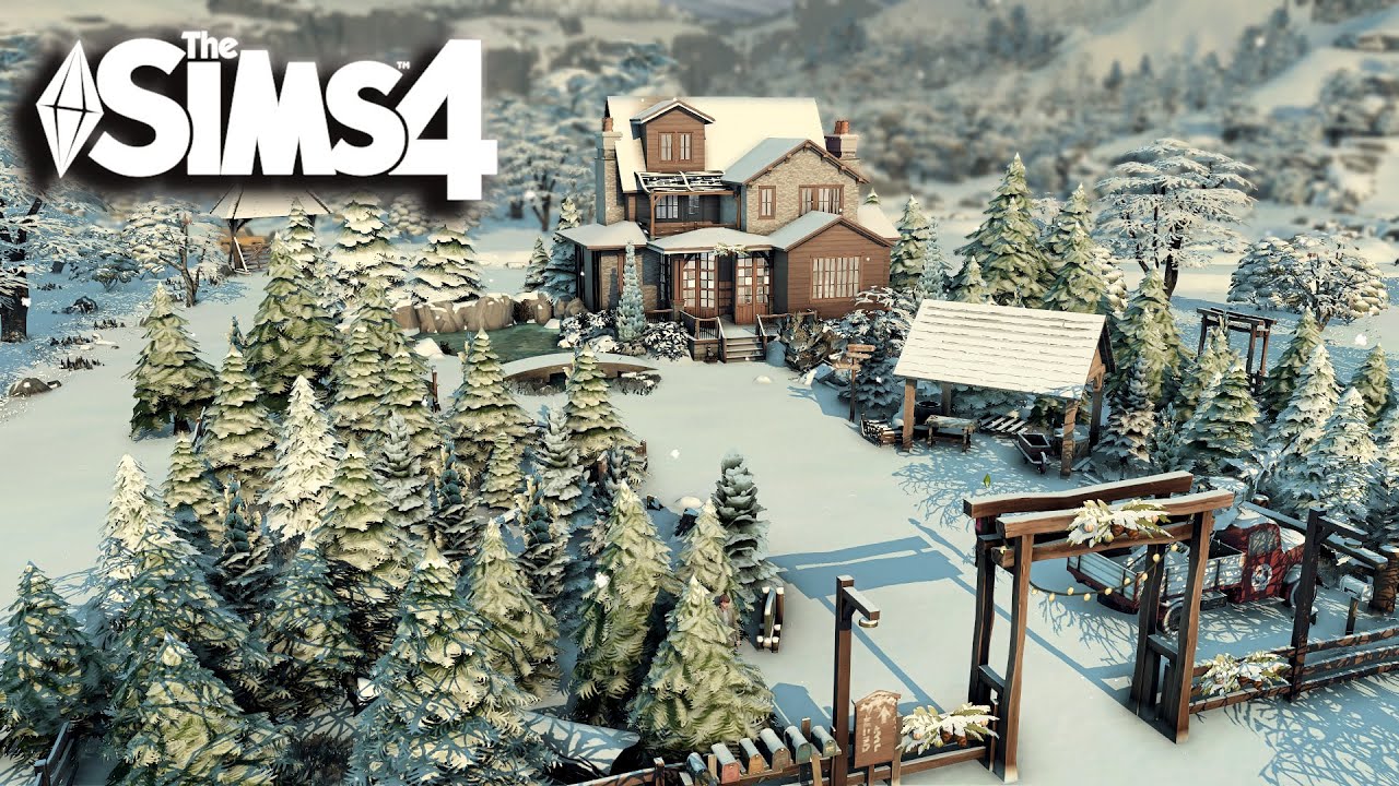 Christmas trees farm | The Sims 4 Speed build - YouTube