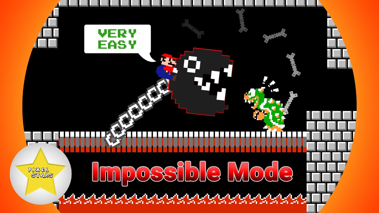 13 Ways Mario Easily Clear Bowser's Impossible Mode | Not Soo ...