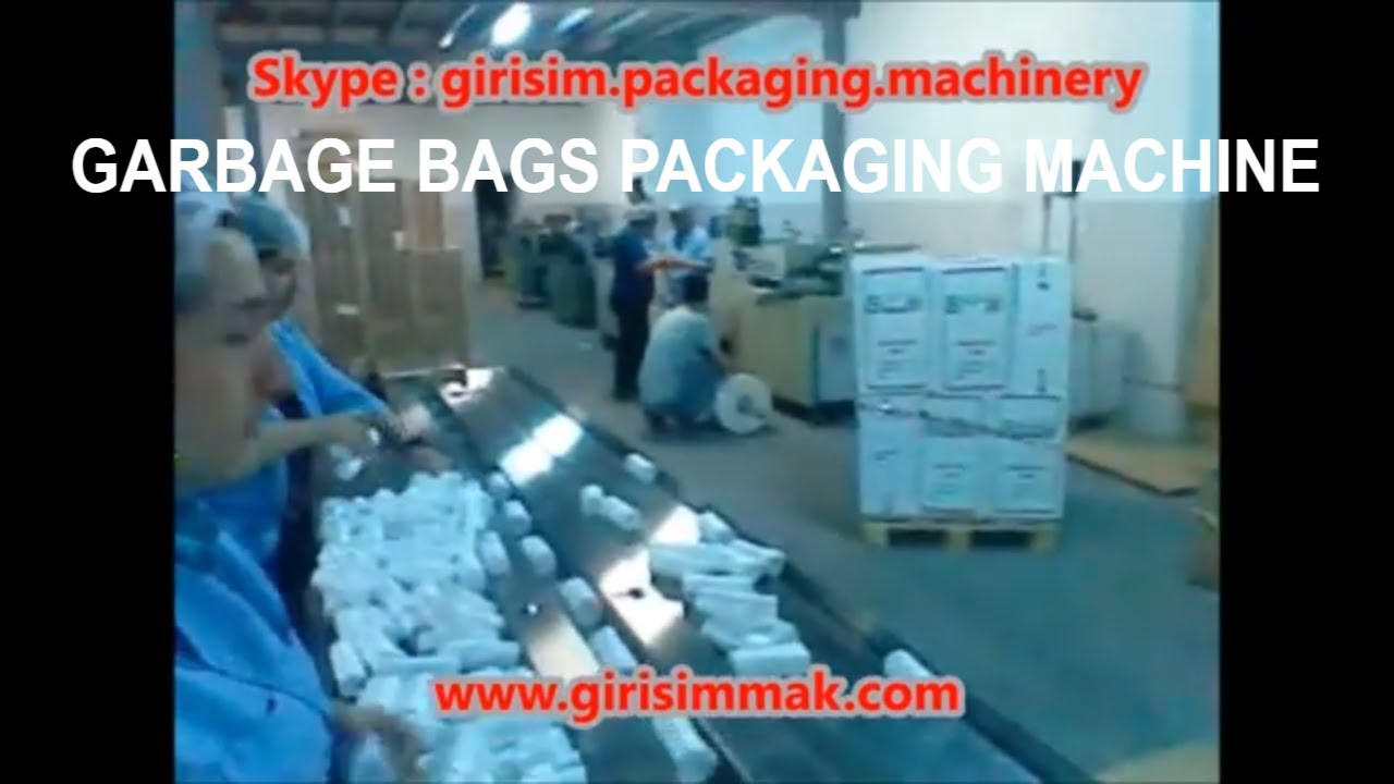 HORIZONTAL FLOWPACK, FLOW PACK PACKAGING MACHINE FOR GARBAGE BAGS ...