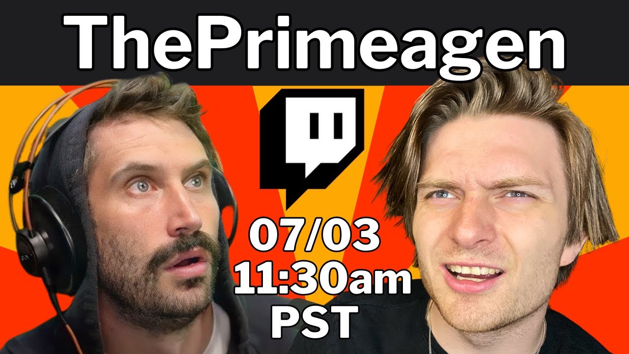 🚨@ThePrimeagen INTERVIEW | Melk & Cookies Podcast🚨 !yt - YouTube
