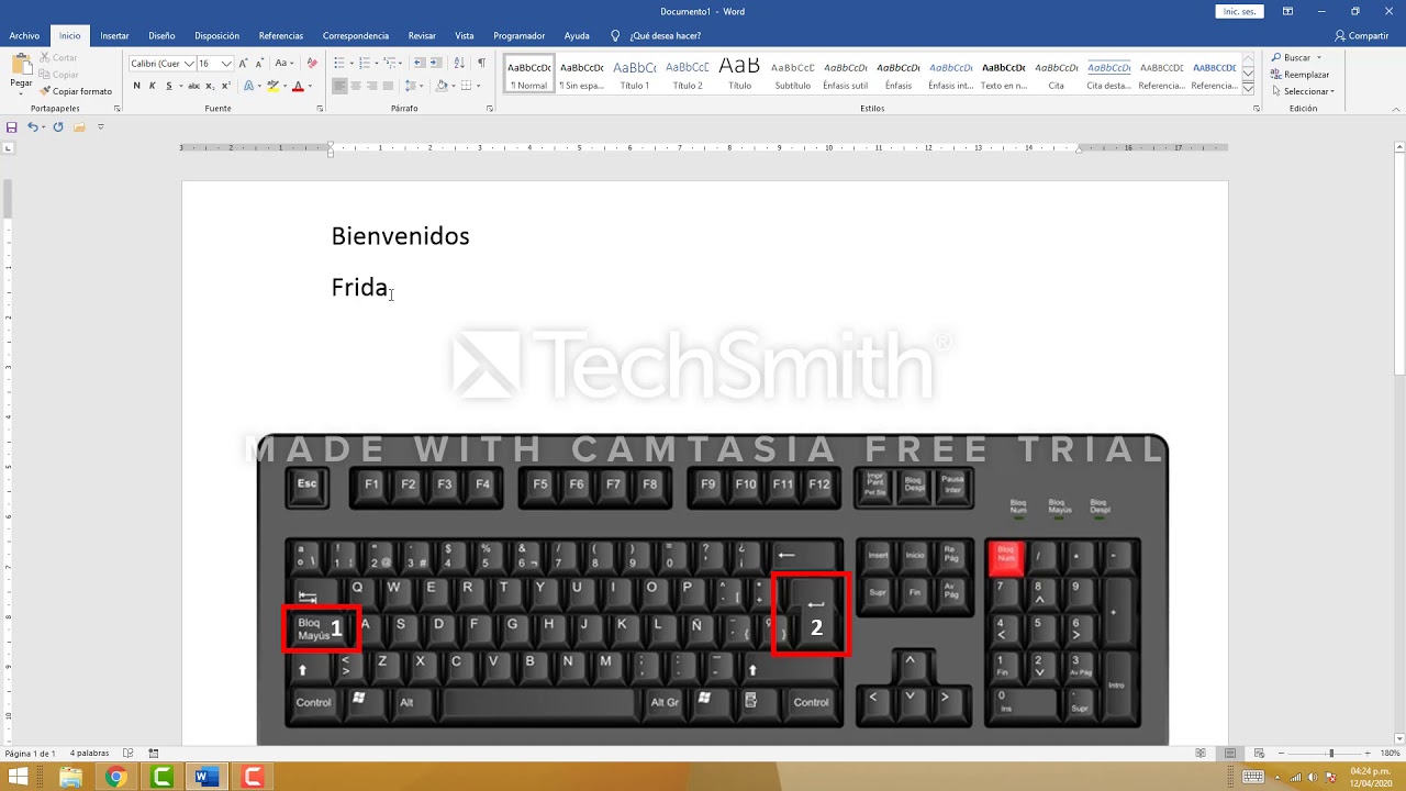 2 teclas importantes (Bloq Mayus e Intro) - YouTube