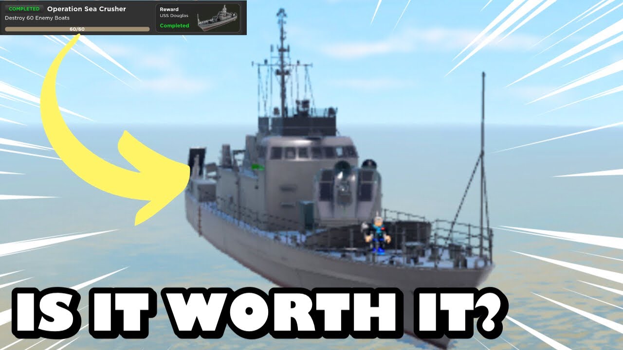 IS THE NEW USS DOUGLAS WORTH IT IN ROBLOX WAR TYCOON? - YouTube