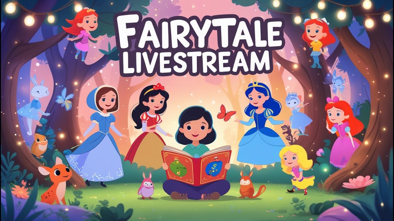 LIVE: 8 Classic Fairy Tales – Magical Stories | Cozy Animated Stream ...