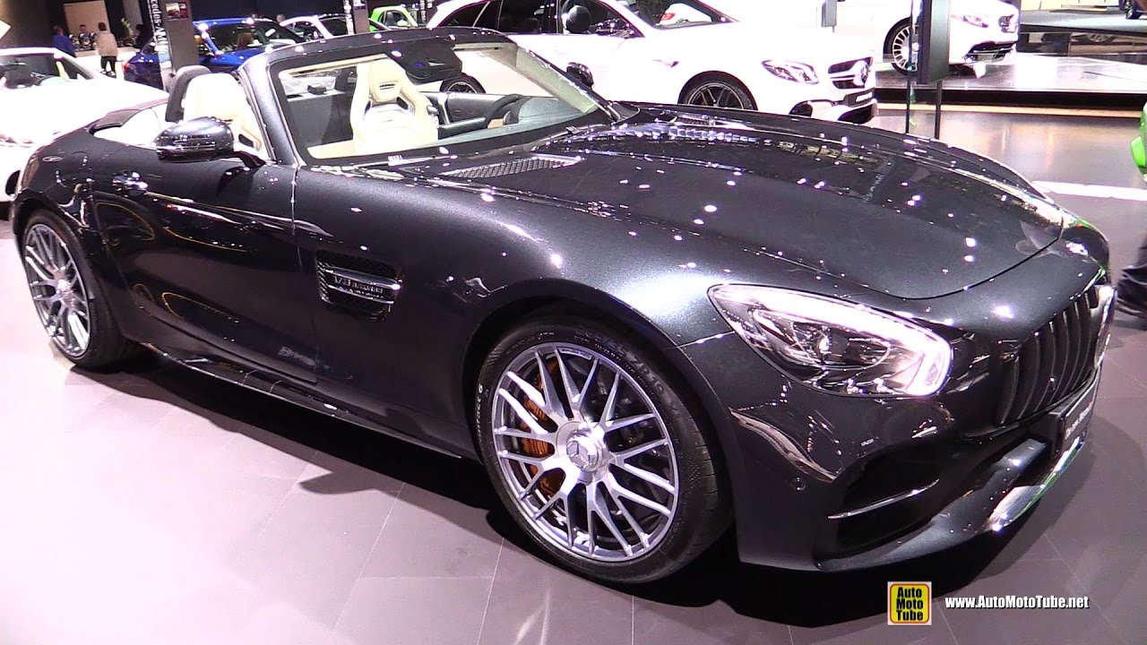 2018 Mercedes AMG GT-C Roadster - Exterior and Interior Walkaround ...