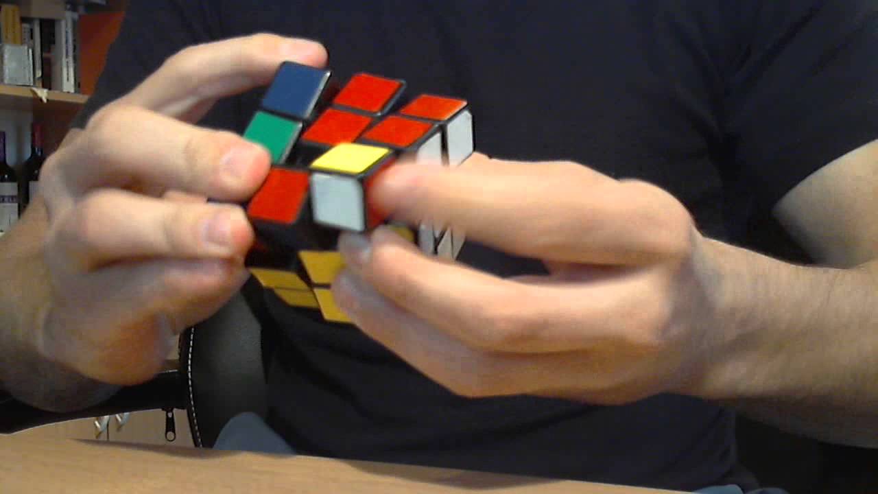 rubik's cube falls apart - YouTube