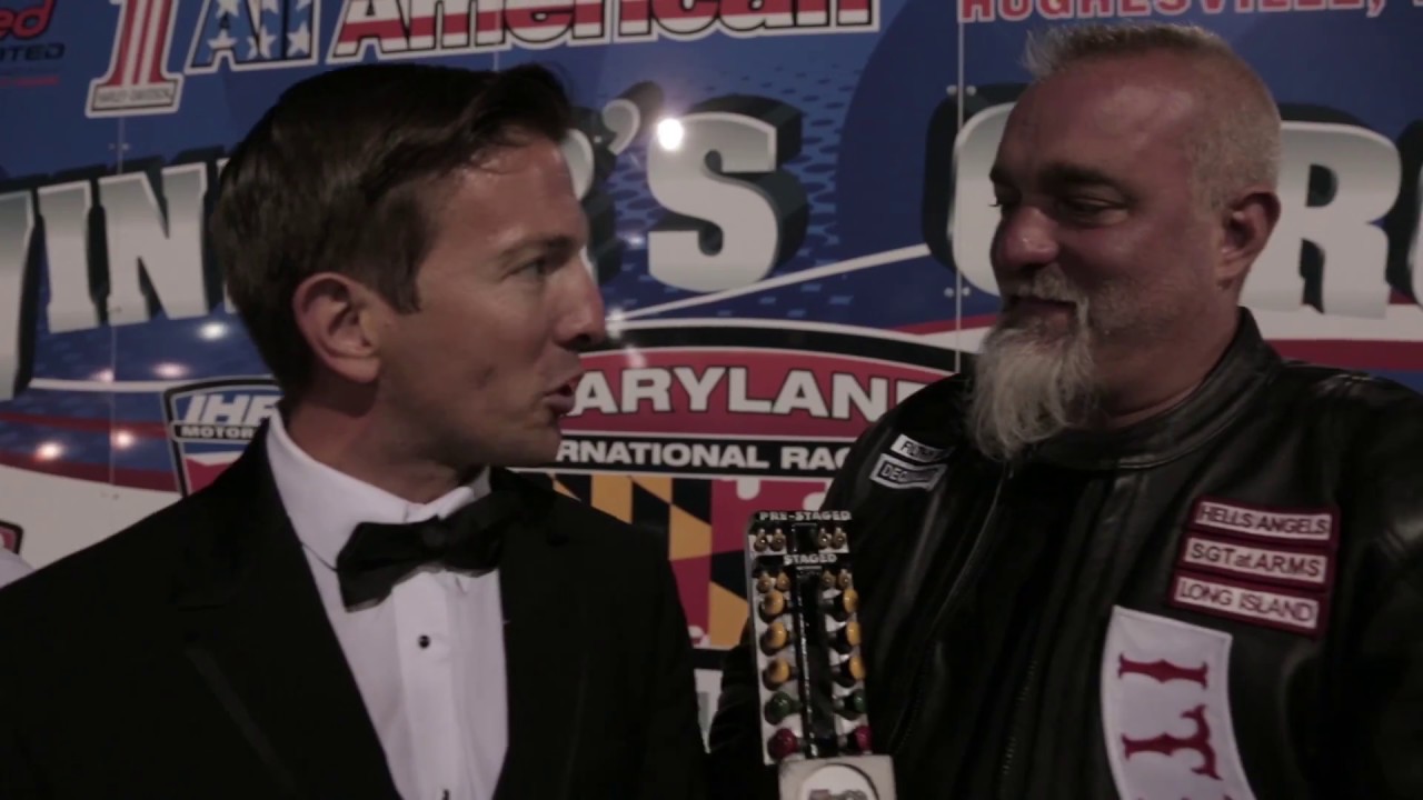 Hells Angel Wins Nitro Harley Class! Peter Geiss Reacts to Big Top Fuel ...