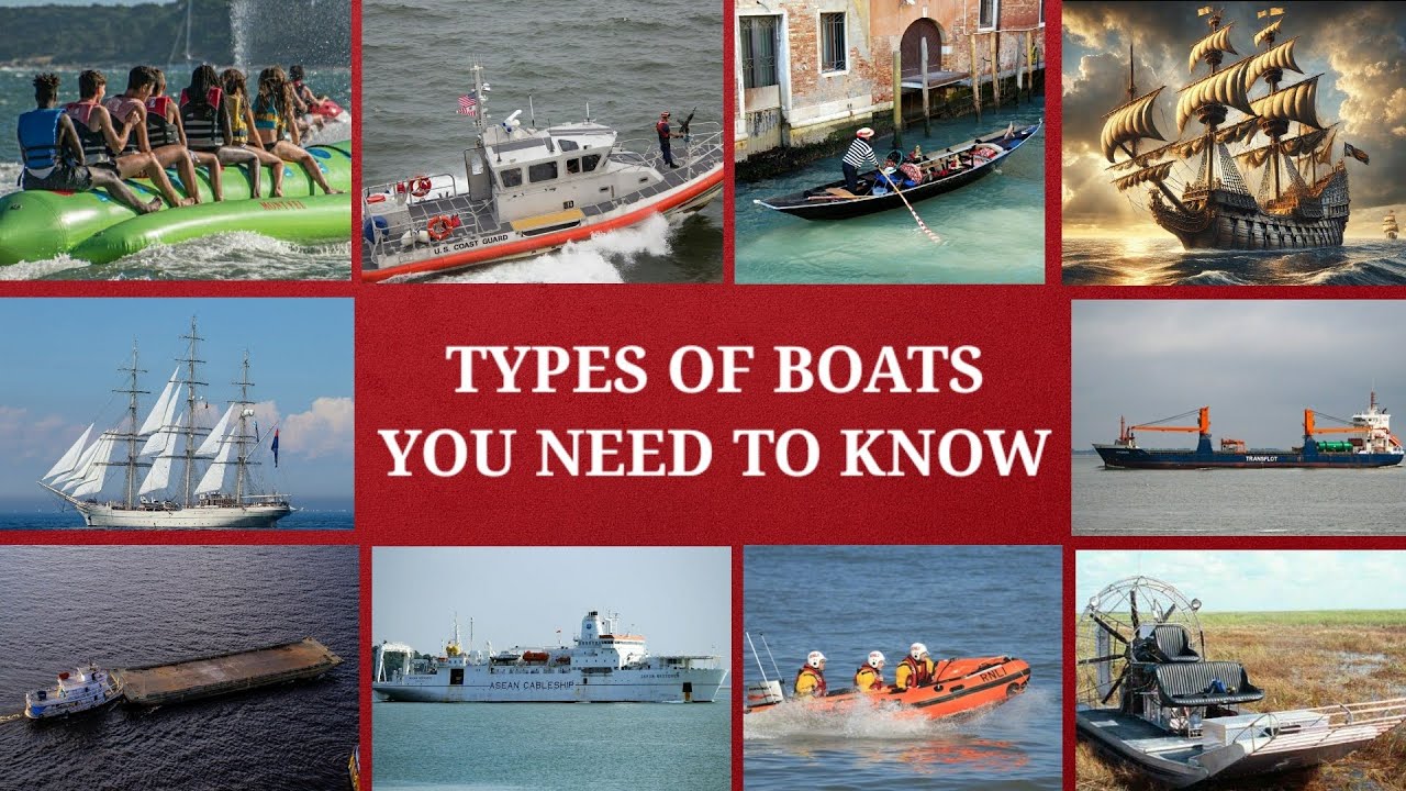 Different Types of Ships & Boats On Water PART-4|Navigating the Seas ...