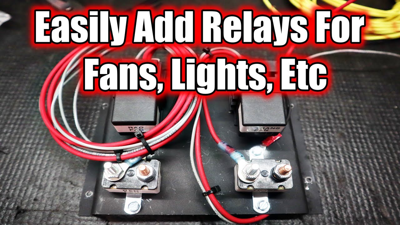 How I Built an Auxiliary Power Relay/Circuit Breaker Panel | Automotive ...