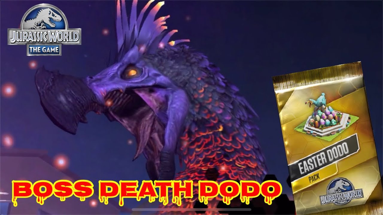 Jurassic World The Game EP.713 : ตบบอส DEATH DODO เก็บ DNA ม่วงแบบฉ่ำๆ ...