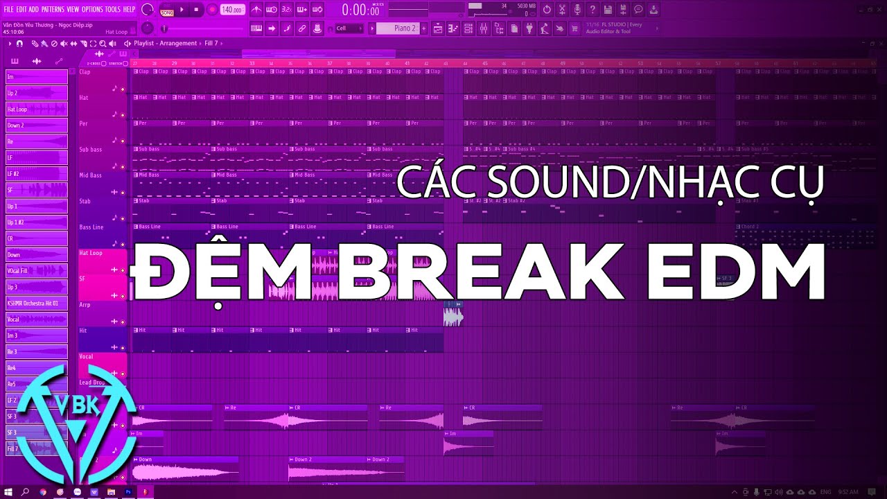 Giới Thiệu Các Sound, Nhạc Cụ Đệm Hợp Âm | FL Studio | VBK Music - YouTube