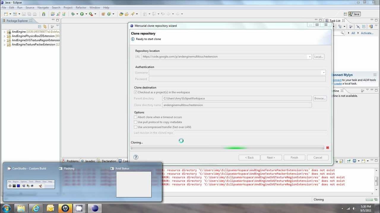 AndEngine - Getting Started Tutorial - Part 1 of 3 - 2011 - YouTube