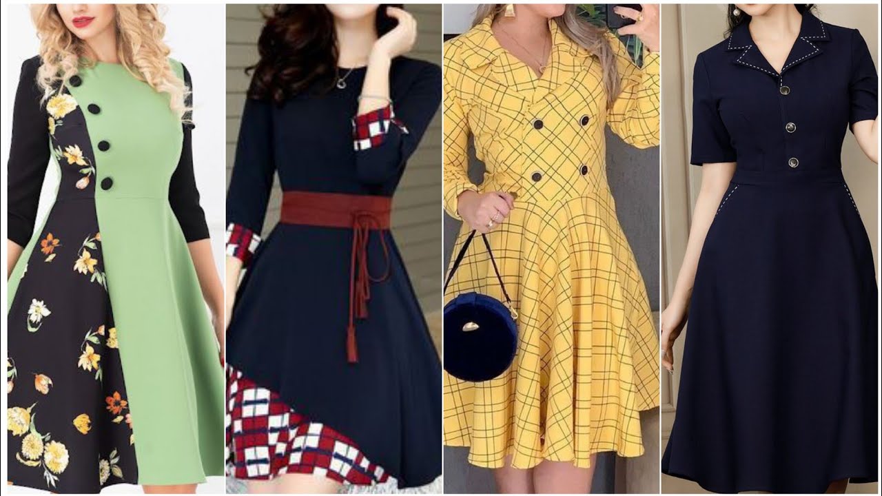 Beautiful And Very Stylish Short Skaters Frocks Designing Ideas For ...