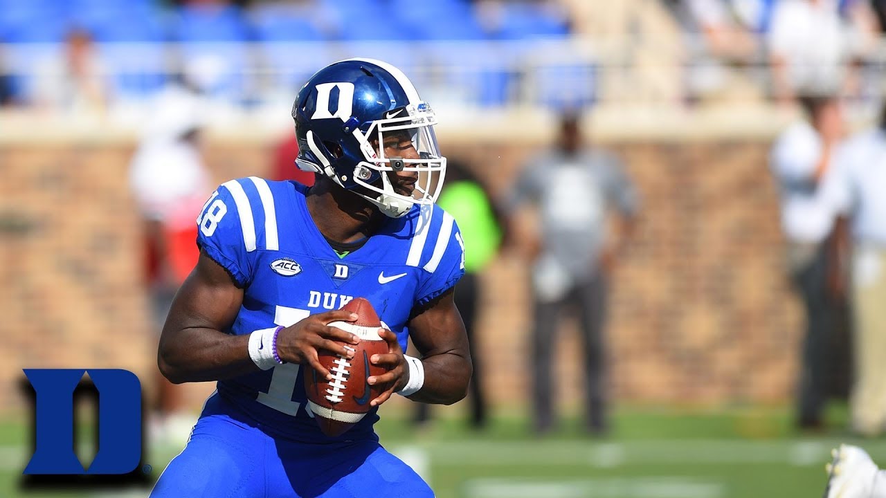 Duke QB Quentin Harris Top Plays 2018 - YouTube