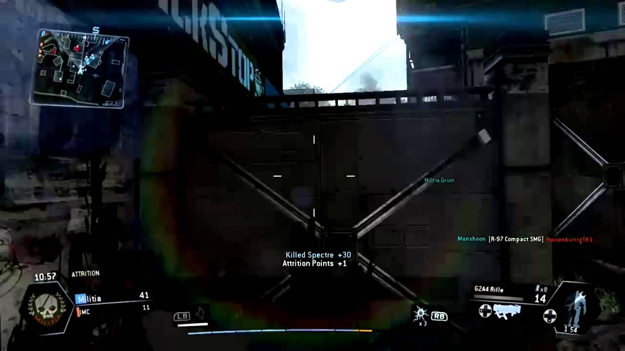 Titanfall Epic wall run kill - YouTube