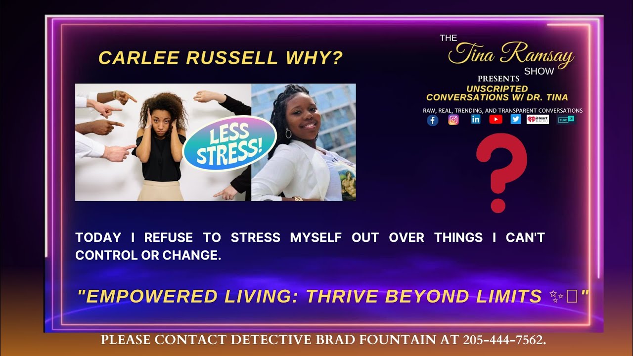 S1 Ep3- Unscripted Conversations-"Empowered Living: Thrive Beyond Limits, Carlee Russell, WHY? 🚀 ...