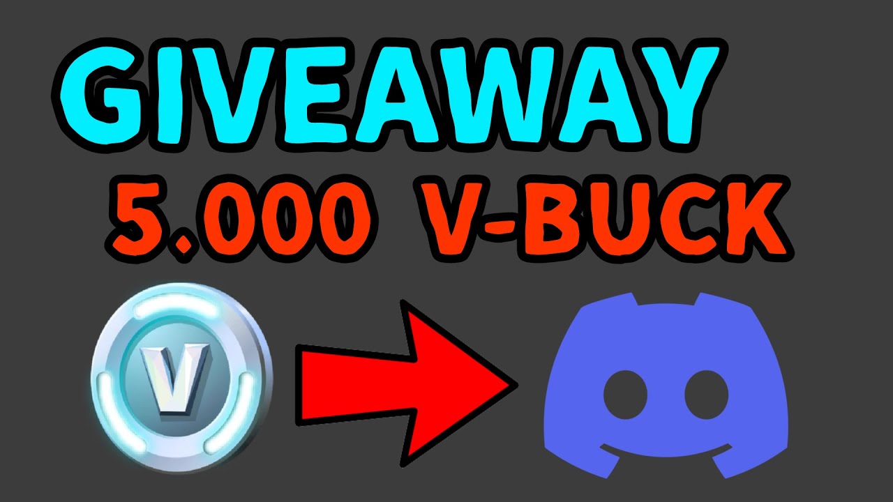 GIVEAWAY 5.000 V-BUCK. Come partecipare (terminato) - YouTube