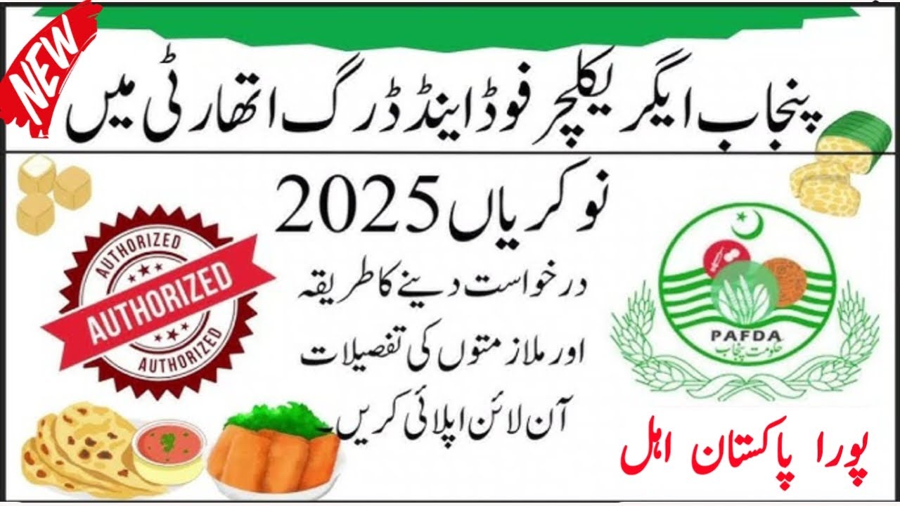 pafda jobs 2025 | government jobs 2025 | pafda jobs update 2025 - YouTube