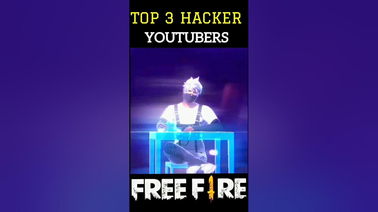 Top 3 hacker youtubers 🤯 !! #freefire #freefireshorts #shorts - YouTube