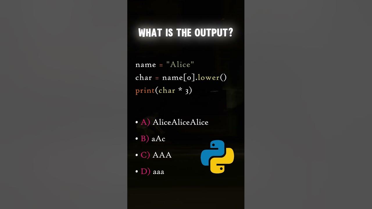 Python Quiz Mcq Questions Python Programminglife Pythonprogramming Shorts Codingwithcode