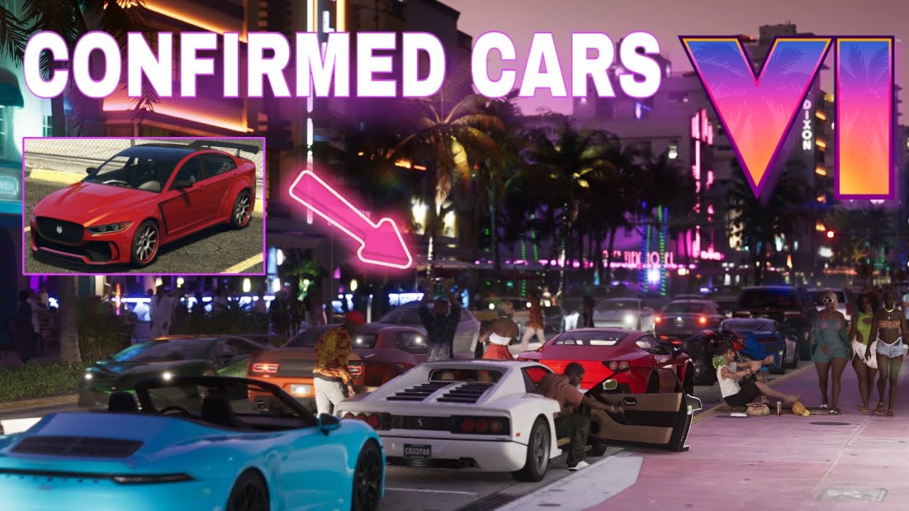 CONFIRMED CARS IN GTA 6! (Grand Theft Auto VI Trailer) - YouTube