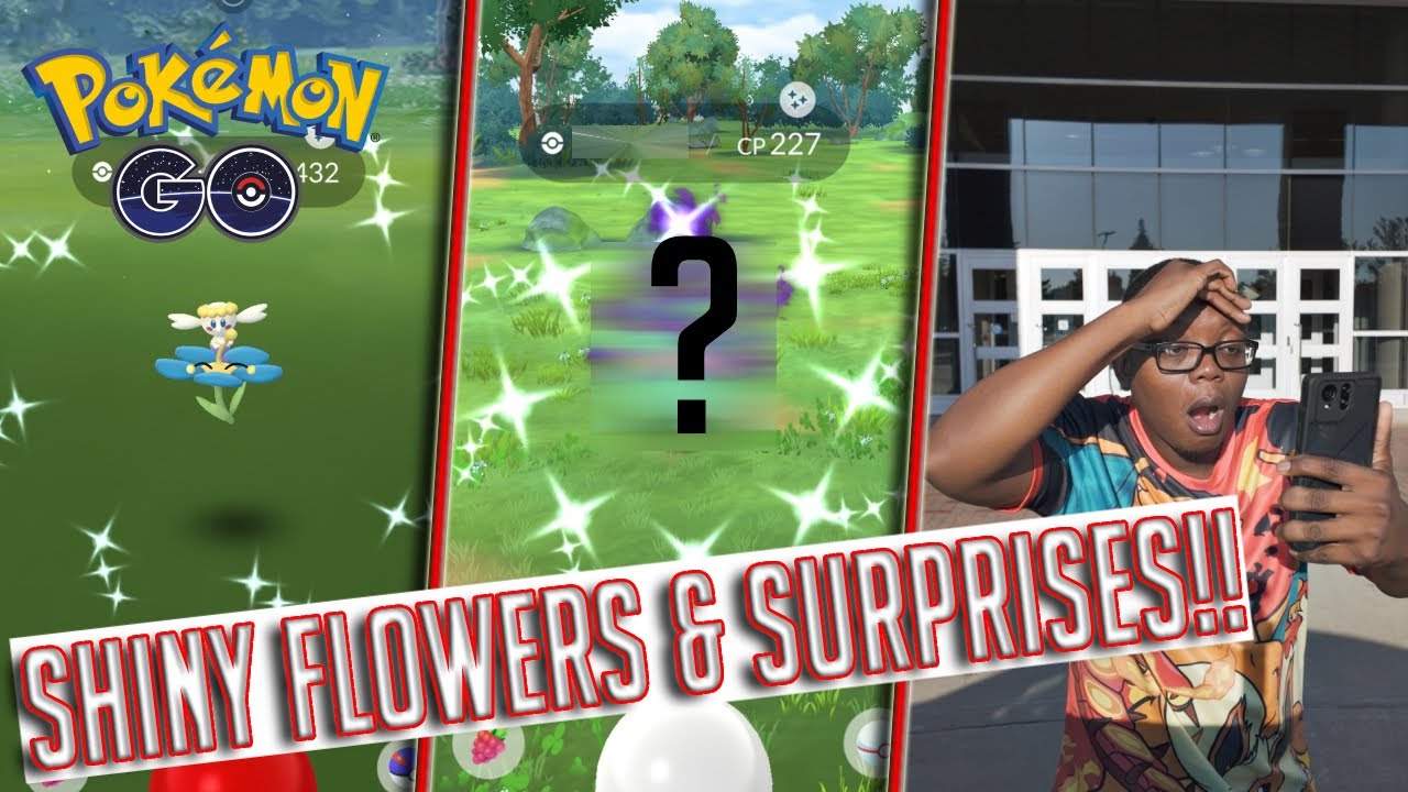 Pokémon Go: Shiny Flowers & a Shiny Surprise!!! - YouTube