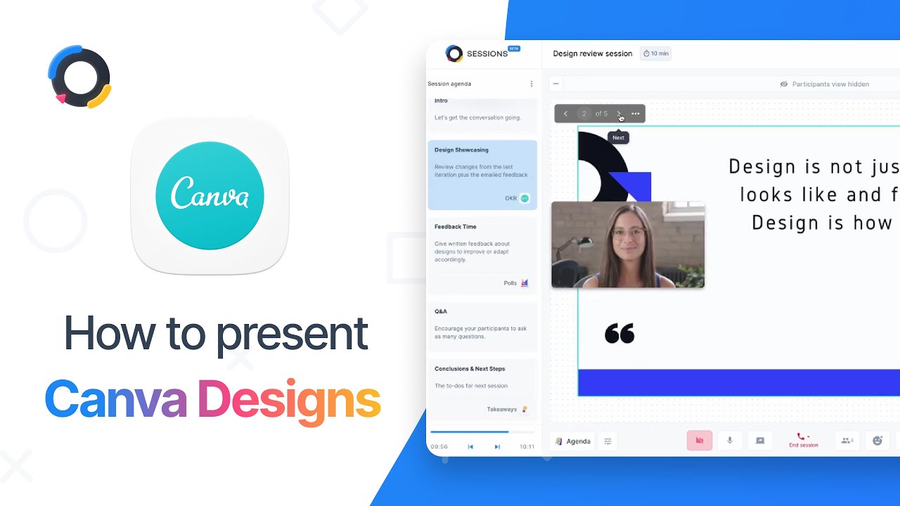 Present Canva Designs in your sessions - YouTube