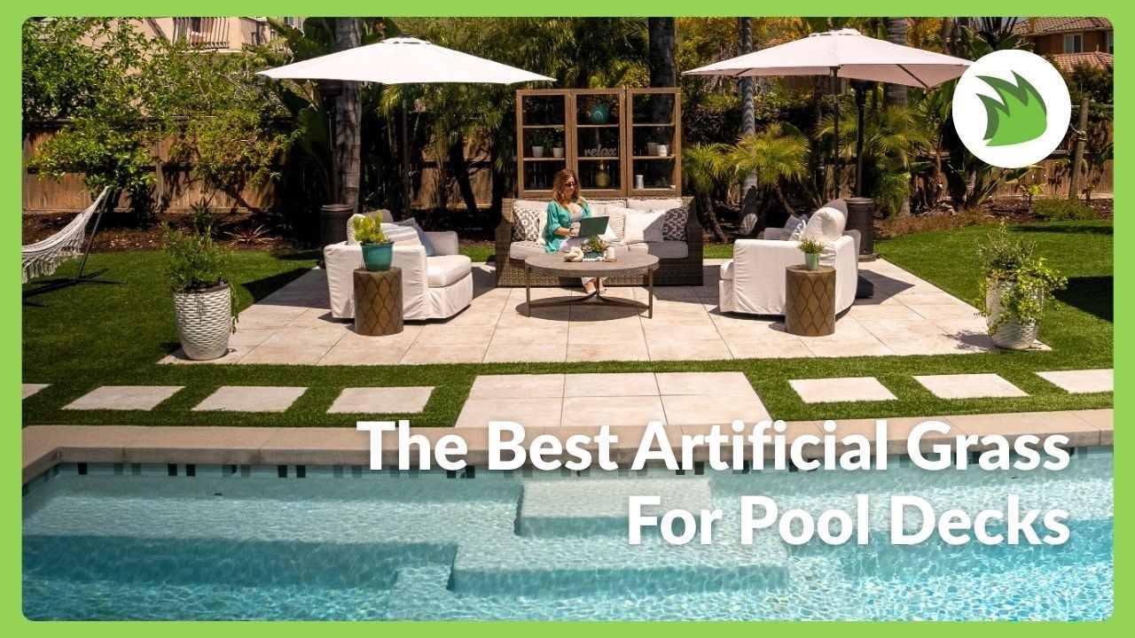 The Best Artificial Grass for Pool Decks - YouTube