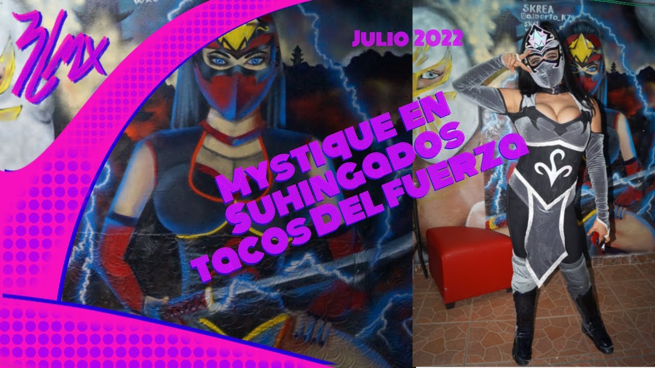 Convivencia con Mystique en sushingados tacos del fuerza | lucha libre ...