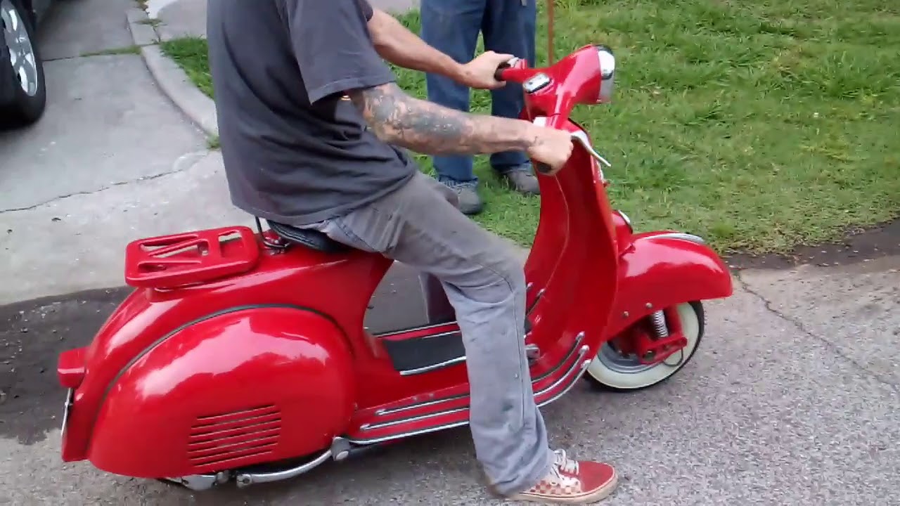 The 1963 Allstate Vespa - YouTube