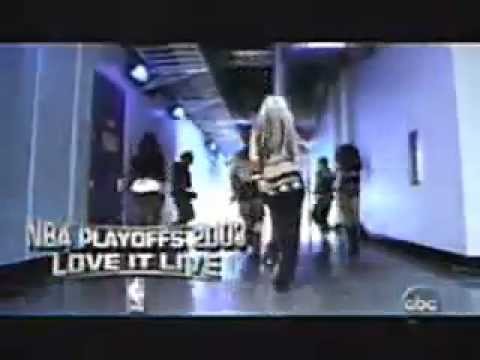 Christina Aguilera NBA Love It Live Commercial