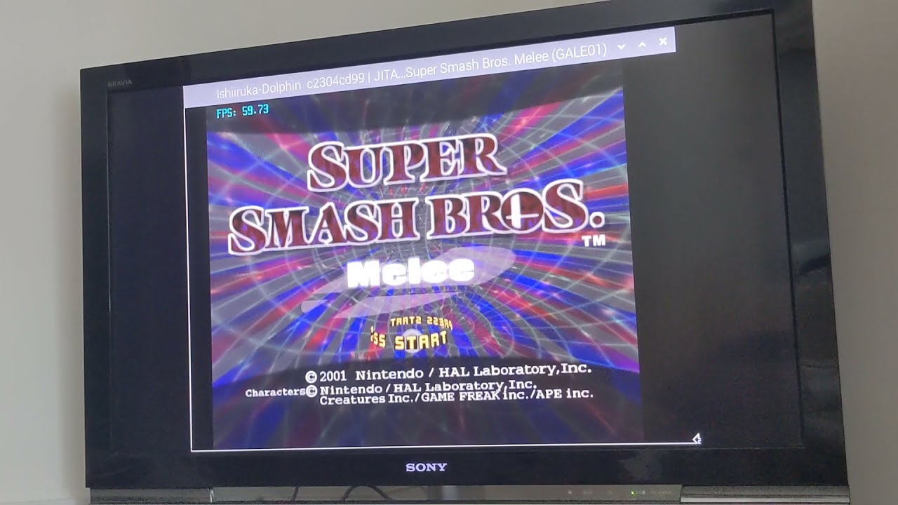Raspberry Pi 4 - Raspberry Pi OS 64b - Dolphin emulator - Super Smash ...