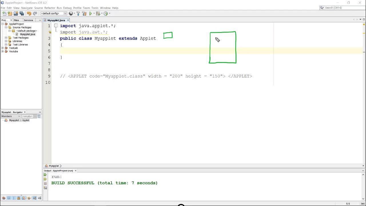 Container and Component in Java Applet (Hindi) - YouTube