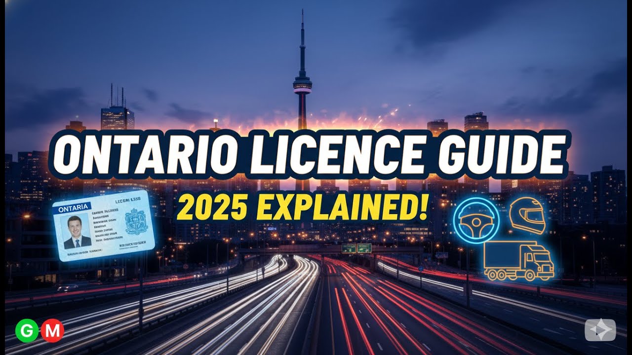 Ontario Driver’s Licence Guide 2025: All Licence Types & Requirements ...