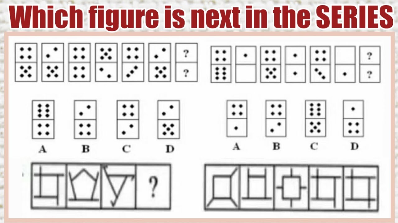 ABSTRACT: Which figure is next in the Series [Dominos and Lines] - YouTube