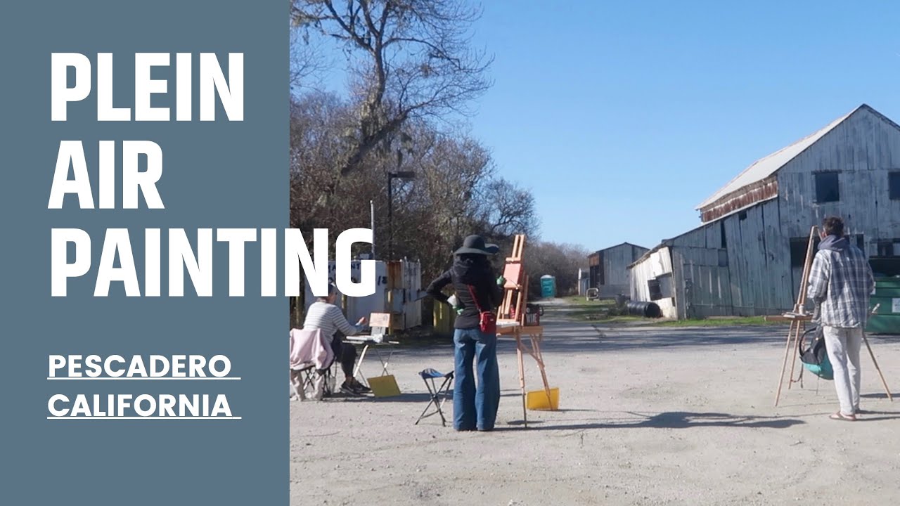 PLEIN AIR oil painting with MAURA CARTA and CAROLE RAFFERTY - YouTube
