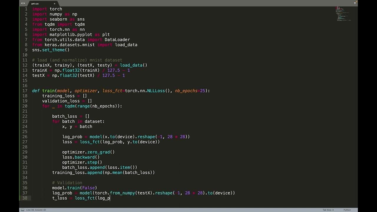 GELU activation function in 💯 lines of PyTorch code | Machine Learning - YouTube