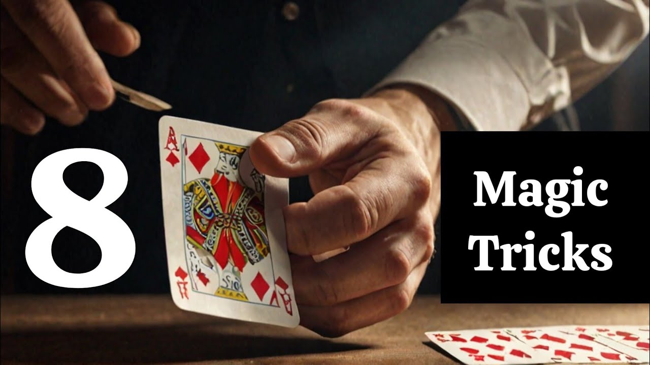 8 EASY Magic Tricks Anyone Can Do | Revealed - YouTube